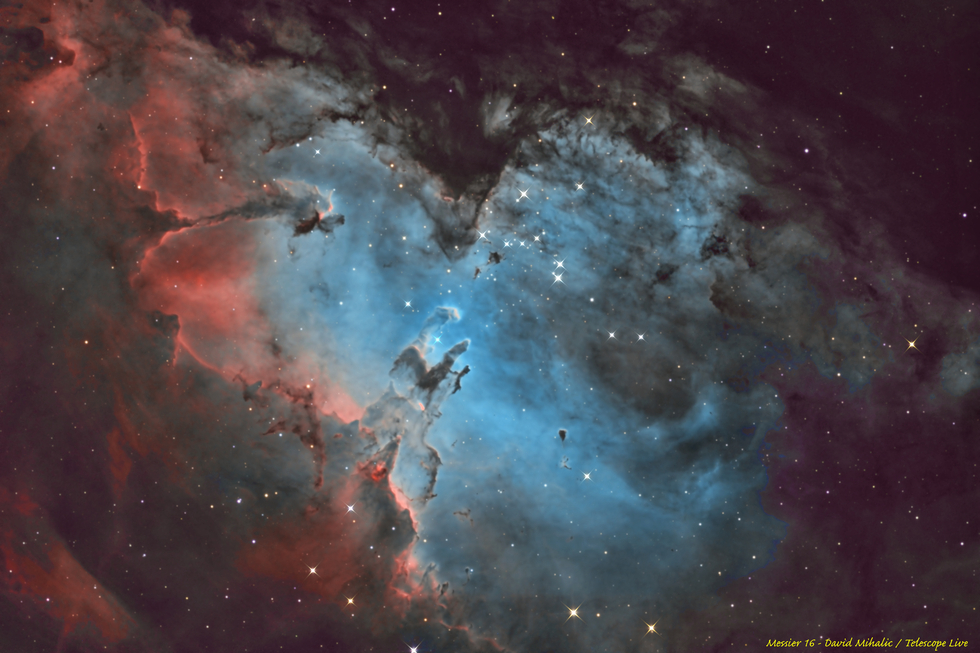 Messier 16 Eagle Nebula | Telescope Live